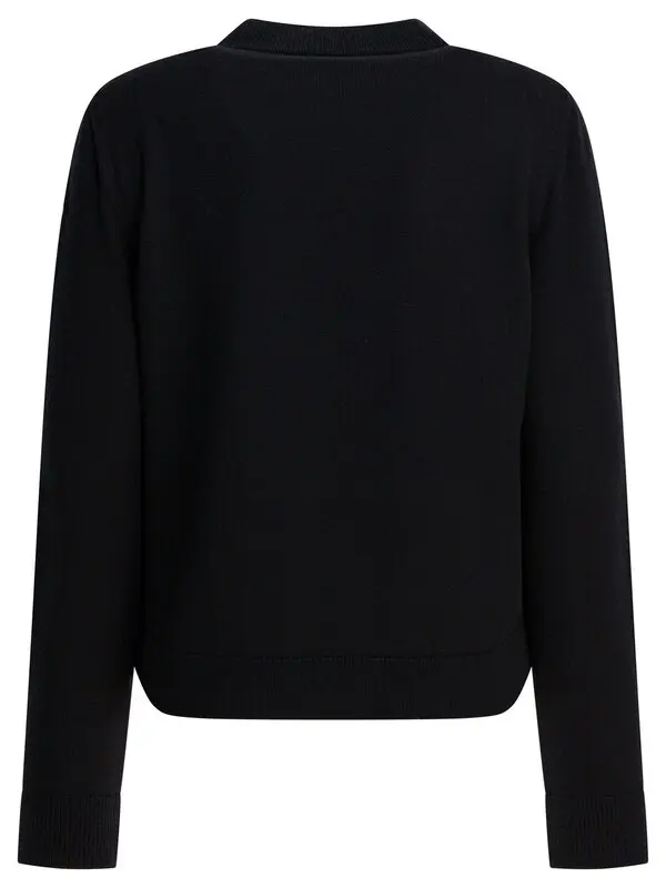Moncler Padded Zip-up Cardigan - Black