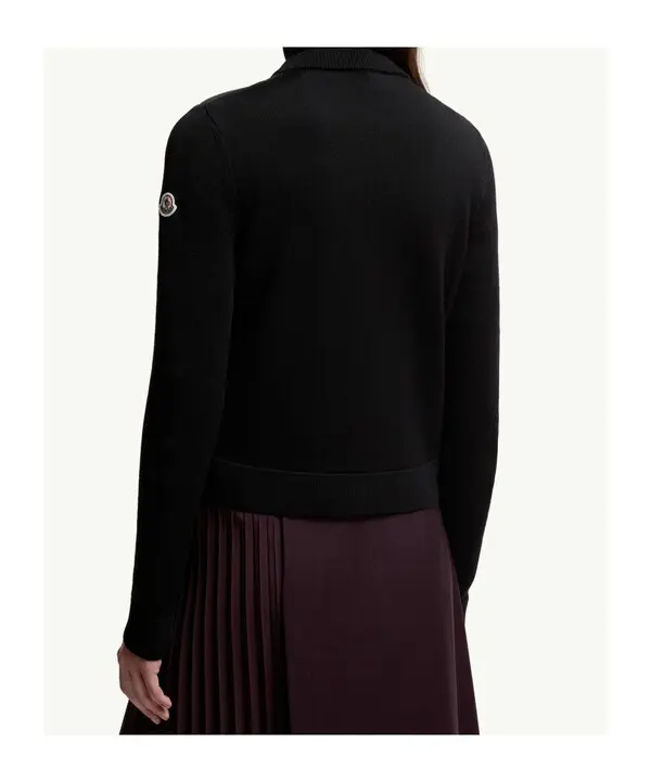 Moncler Padded Zip-up Cardigan - Black