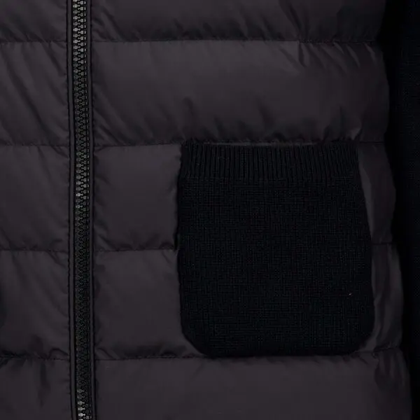 Moncler Padded Zip-up Cardigan - Black