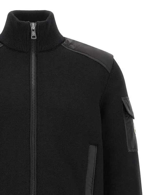 Moncler Zip-up Panelled Cardigan