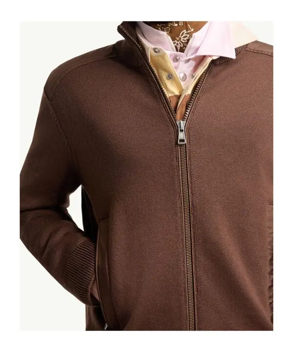 Moncler Padded Wool Zip-up Cardigan