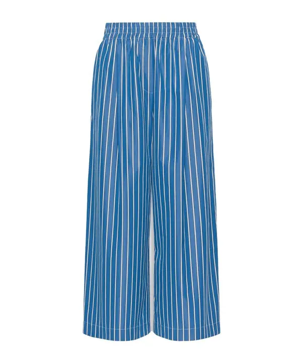 Max Mara Patterned Casual Pants - Blue