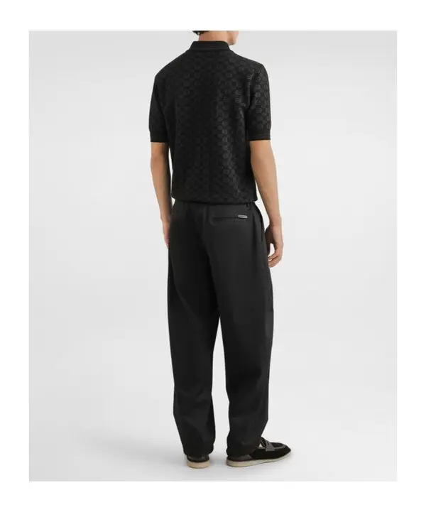 Dolce & Gabbana Geometric-pattern Polo Shirt