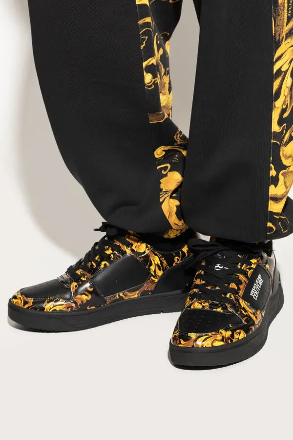 Versace Barocco Print Lace-up Sneakers