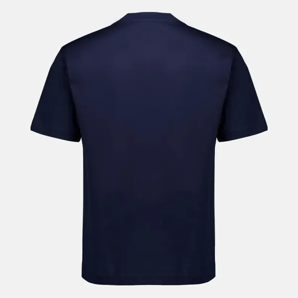 Prada Logo Detailed Crewneck T-shirt - Navy