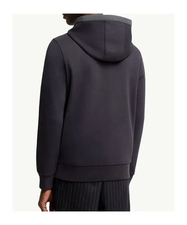 Moncler Brushed Cotton Logo Hoodie