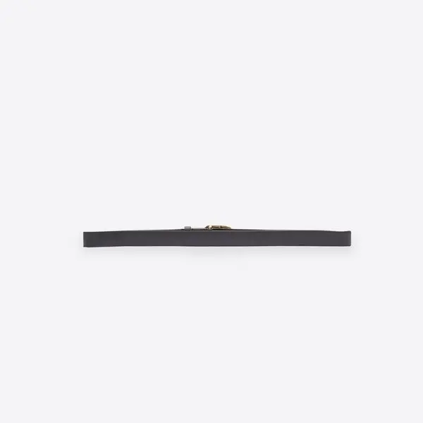 Balenciaga Bb Embossed Thin Belt