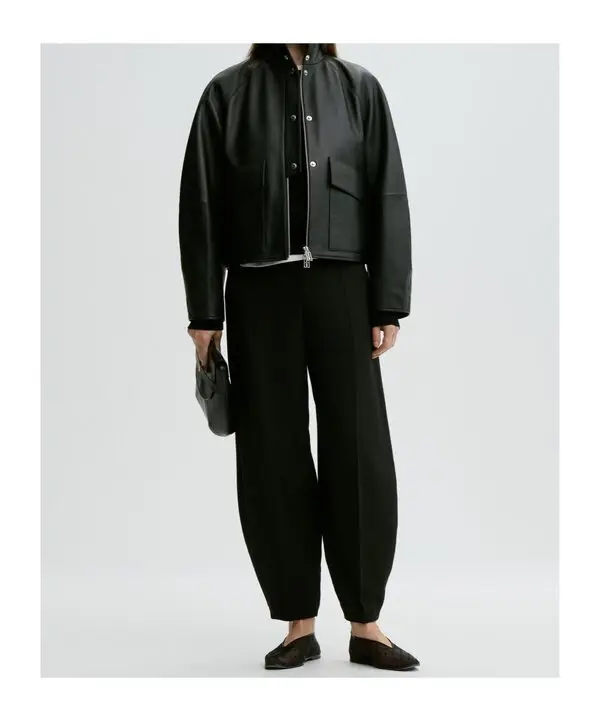 BY MALENE BIRGER Long-sleeved Leather Jacket