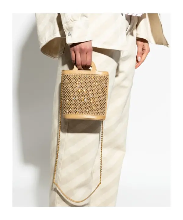 Marni Embellished Top Handle Bag