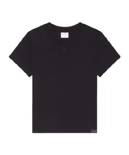 COURREGES Ac Crewneck Short-sleeved T-shirt