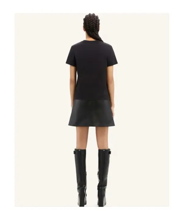 COURREGES Ac Crewneck Short-sleeved T-shirt