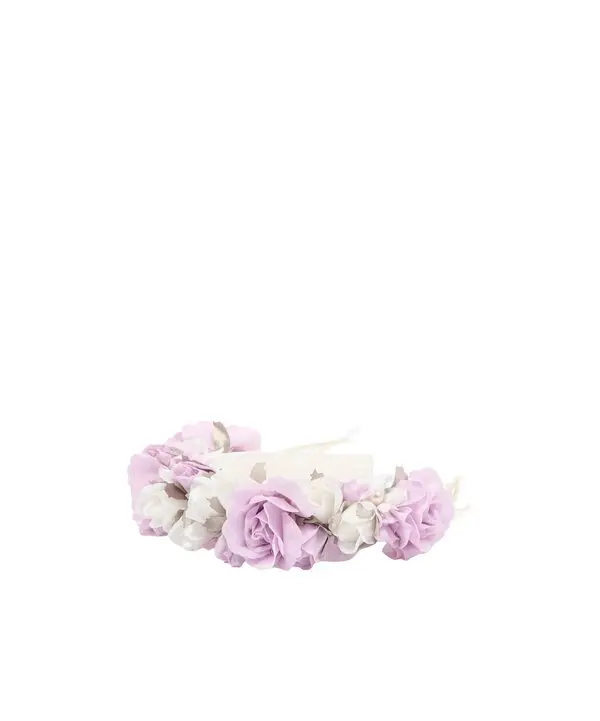 Monnalisa Floral Pearl Hair Accessory
