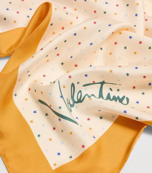Valentino Garavani Silk Polka Dot Scarf