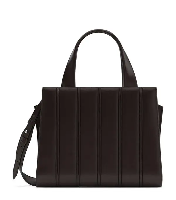 Max Mara Medium Quilted Whitney Top-handle Bag - Brown