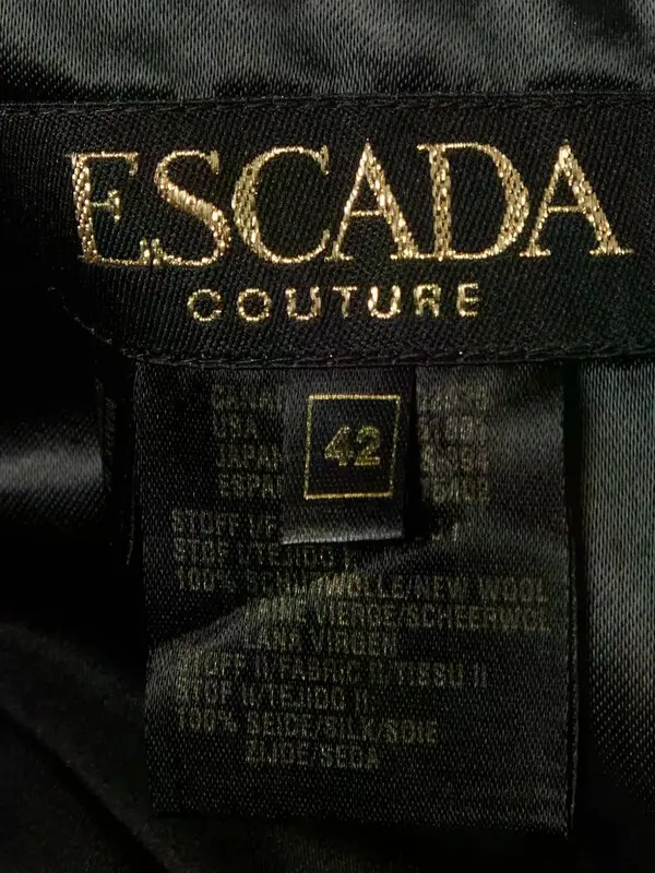 Escada Beaded Lace Panel Midi Dress