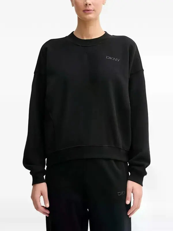 Dkny Logo Print Crewneck Sweatshirt