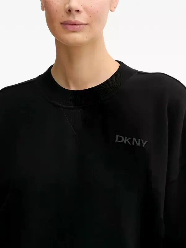 Dkny Logo Print Crewneck Sweatshirt