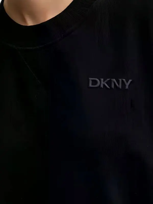 Dkny Logo Print Crewneck Sweatshirt
