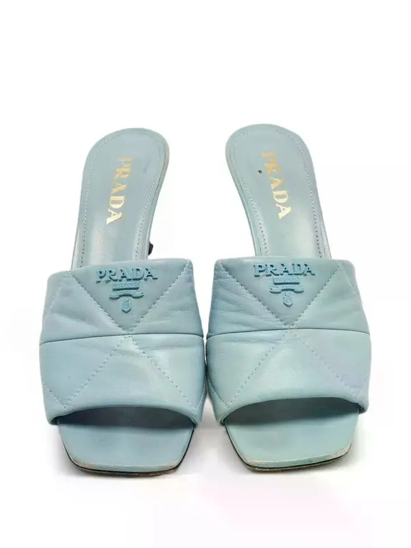 Prada Logo-appliqué Sandals