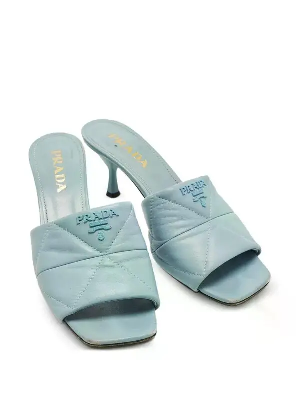 Prada Logo-appliqué Sandals