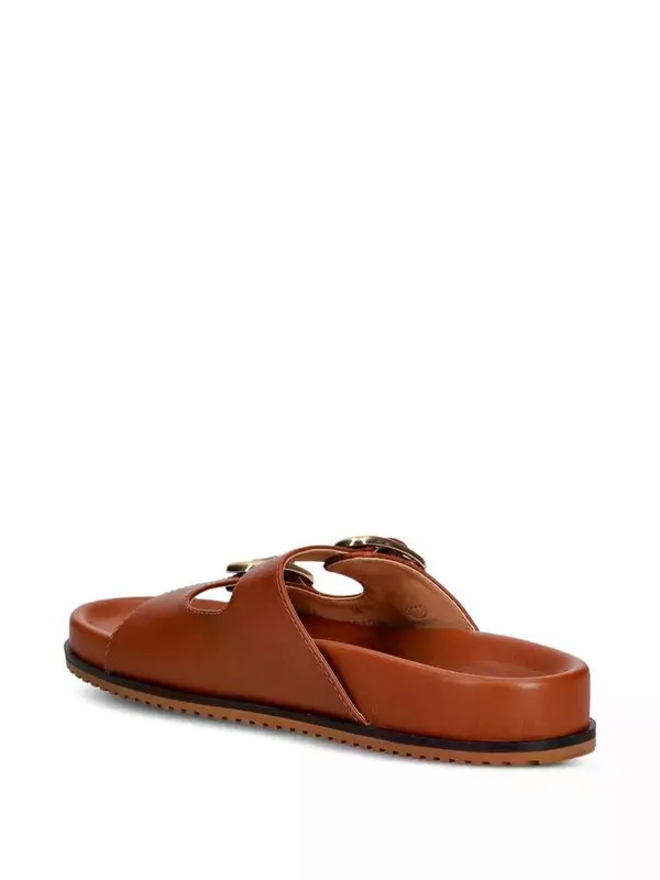 TWINSET Leather Buckle Fastening Slides
