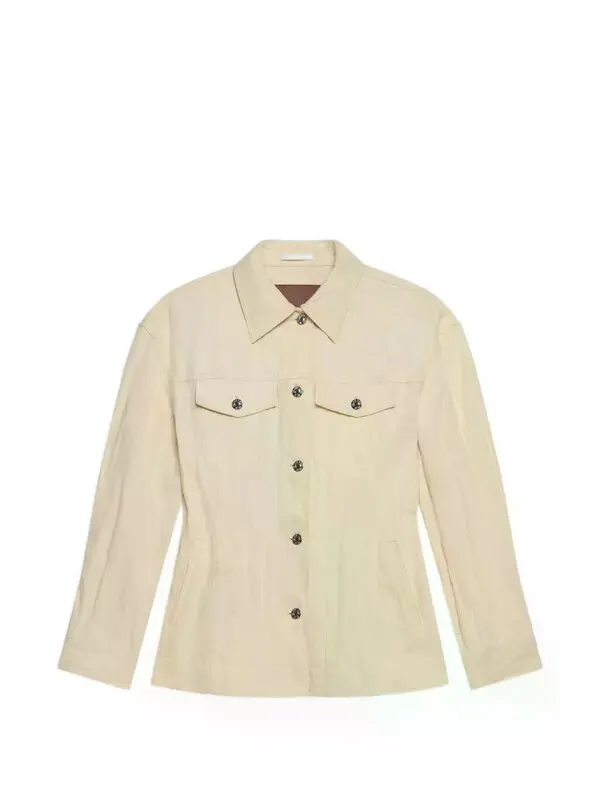 Helmut Lang Crushed Texture Trucker Jacket