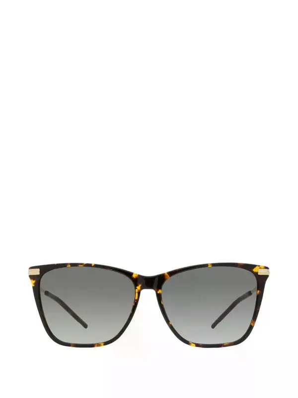 BOSS Square-frame Sunglasses With Tortoiseshell Effect - Brown