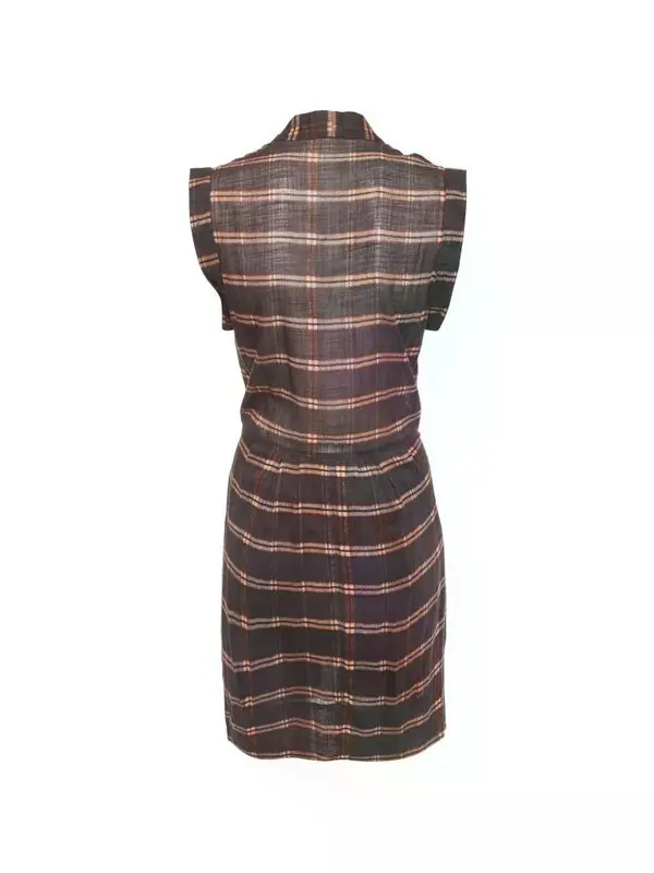 MARANT ETOILE Toile Wrap Mini Dress