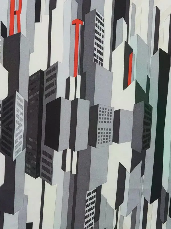Cartier Skyline-print Square Scarf