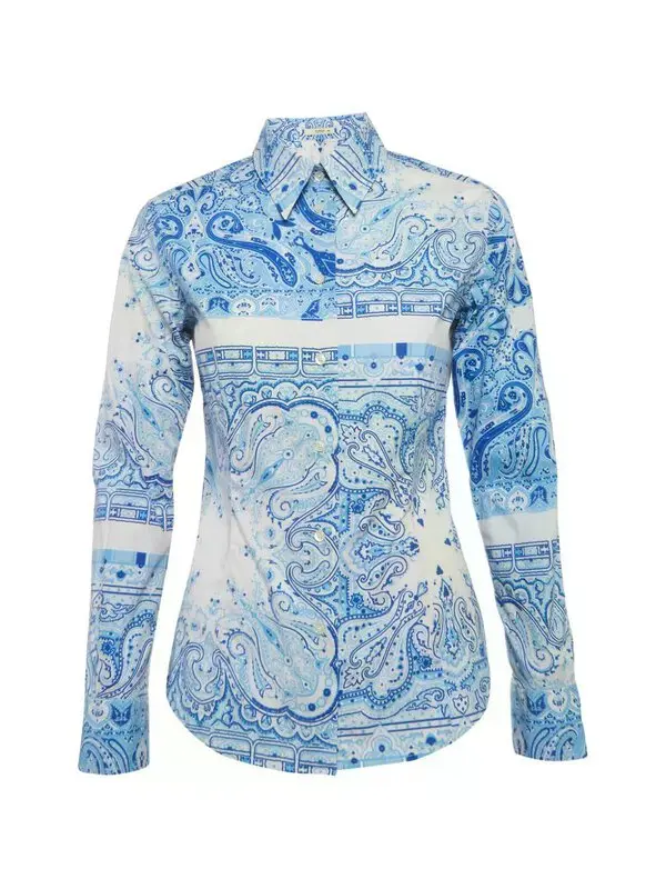 Etro Paisley Print Long-sleeve Shirt