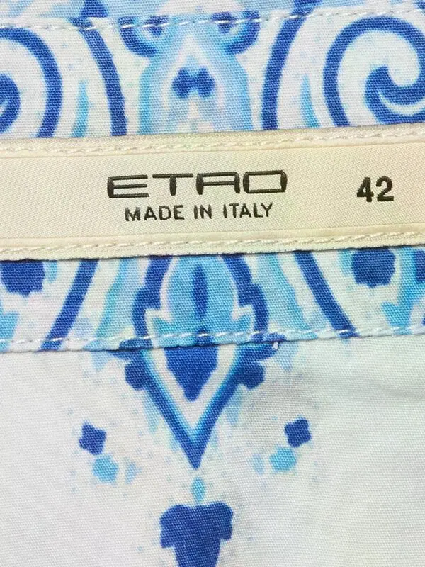 Etro Paisley Print Long-sleeve Shirt