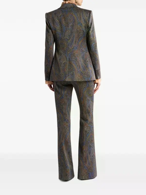 Etro Single-breasted Paisley Jacquard Jacket