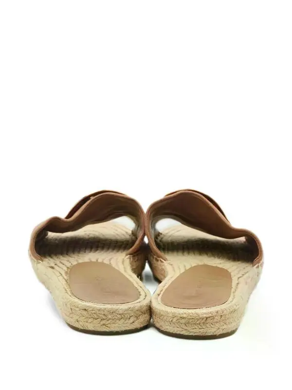 Tory Burch Double T Suede Flat Sandals