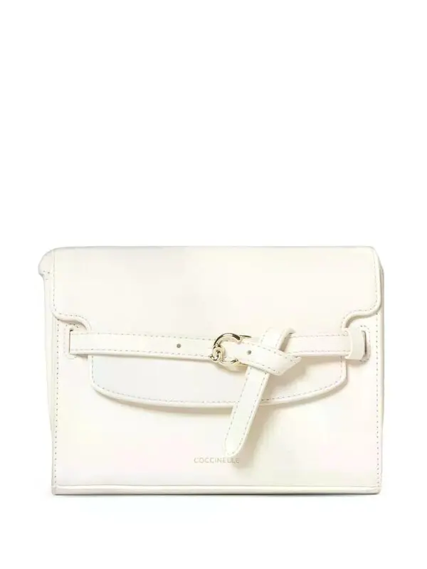 COCCINELLE Sabine Leather Shoulder Bag - Neutrals