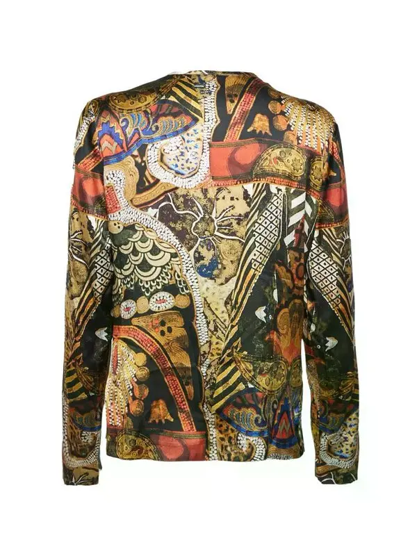 Etro Printed Satin Blouse