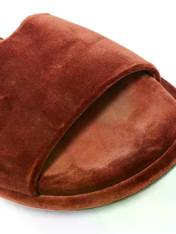 THE ROW Velvet Flat Slides