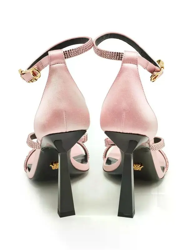 Versace Safety Pin Heeled Sandals