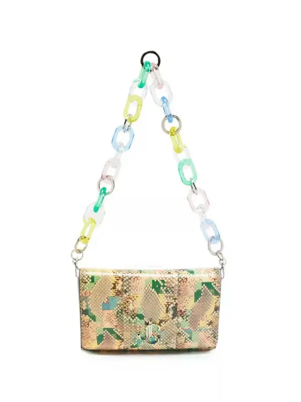 JIMMY CHOO Varenne Animal-pattern Clutch Bag