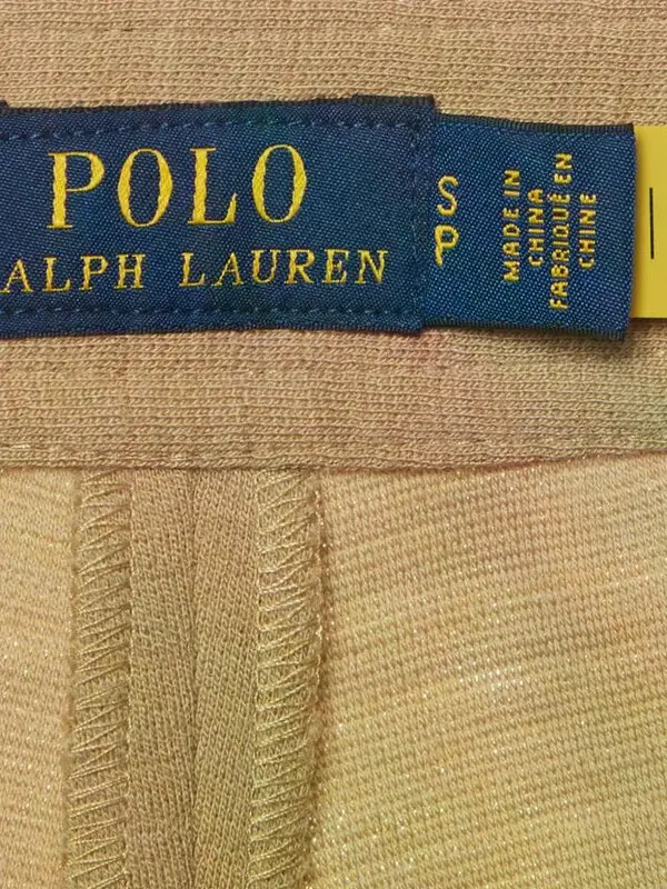 Polo Ralph Lauren Beige Paneled Leggings
