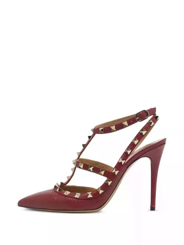 Valentino Garavani Rockstud Leather Heeled Pumps