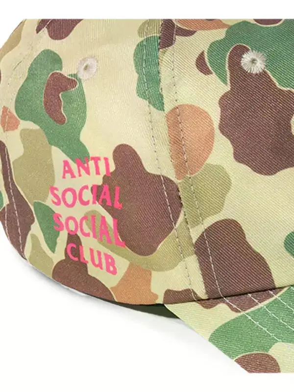 ANTI SOCIAL SOCIAL CLUB Camouflage Print Baseball Cap - Neutrals