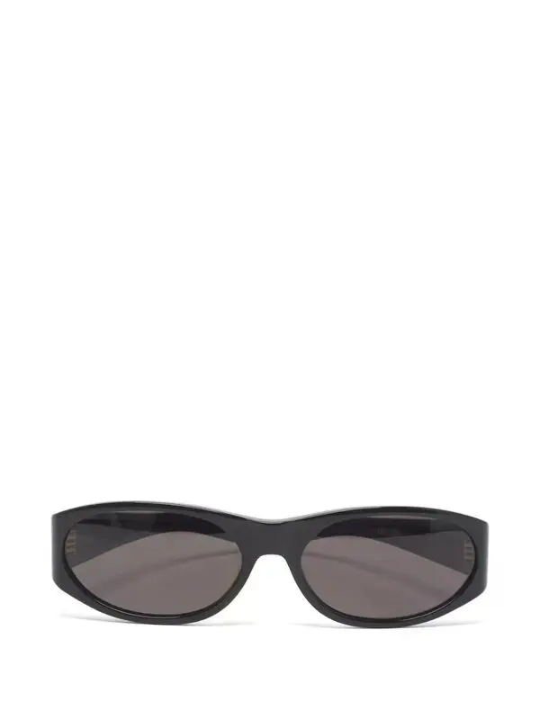 FLATLIST Eddie Kyu Oval Sunglasses - Black