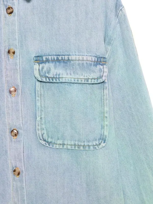 VICOLO Long-sleeve Denim Shirt