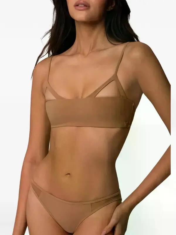 Kiki De Montparnasse Cut-out Bikini Bottom - Neutrals