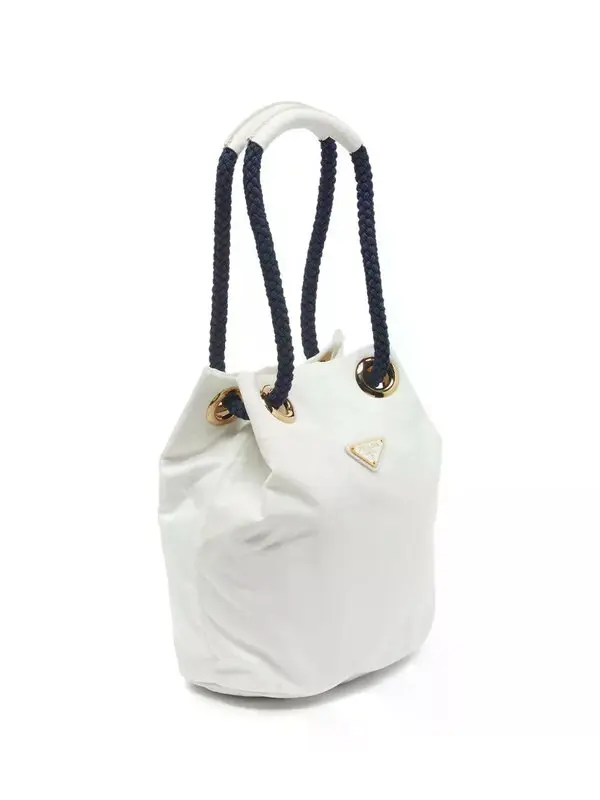 Prada Mariner Bucket Bag - White