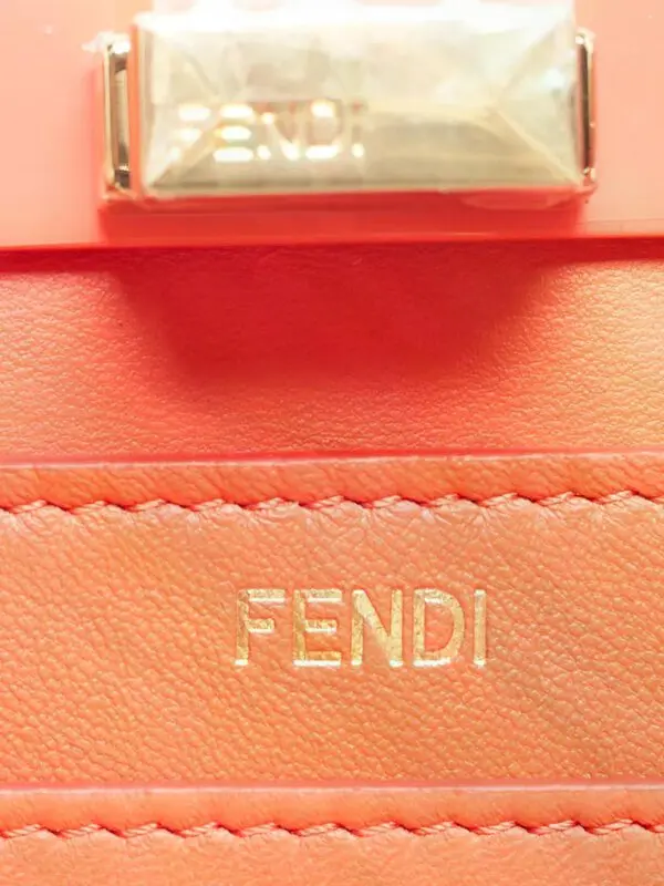 Fendi Small Peekaboo Iseeu Handbag - Orange