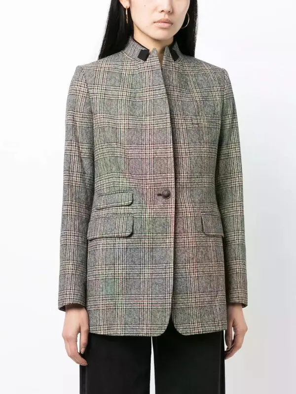 Rag & Bone Plaid Check Single-breasted Blazer