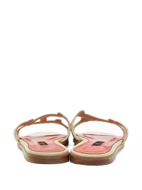 Carolina Herrera Crystal Embellished Ch Logo Slides