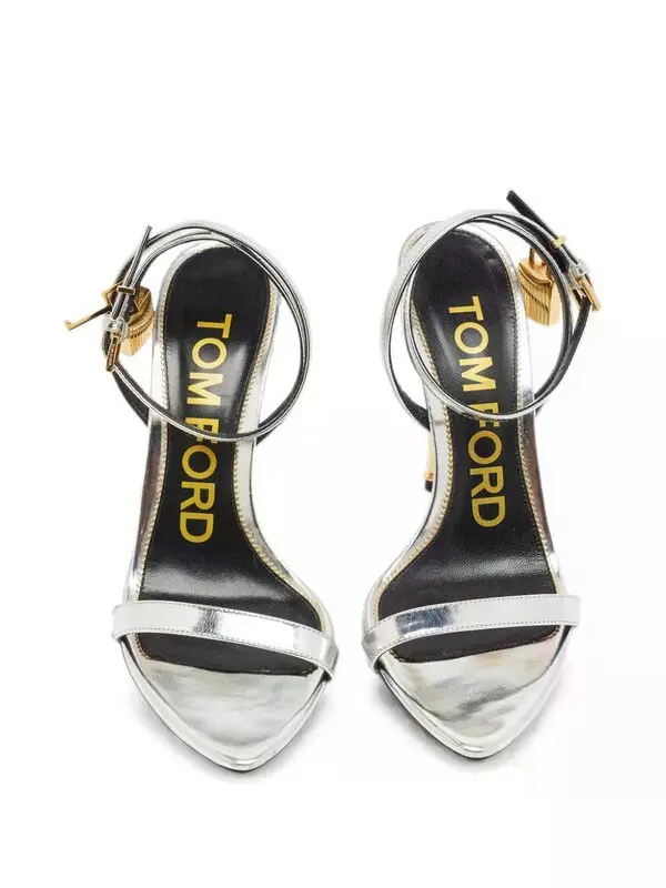 TOM FORD Padlock Leather Sandals