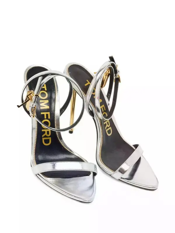 TOM FORD Padlock Leather Sandals